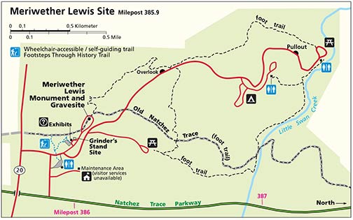 Meriwether Lewis Death and Burial Site - Natchez Trace ...