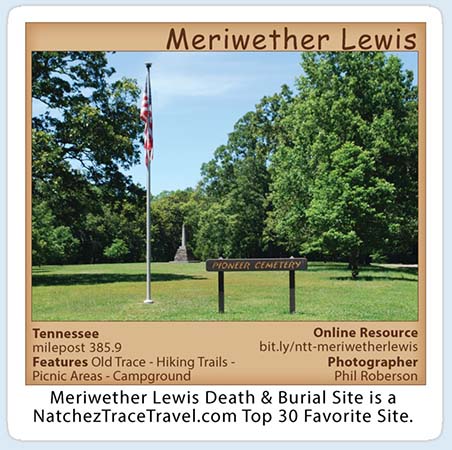 Meriwether Lewis Death and Burial Site - Natchez Trace ...